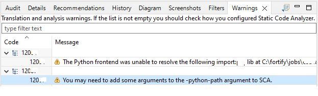 Missing vulnerability regarding ScanCentral not adding Python ...
